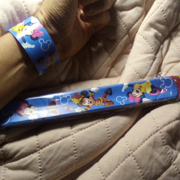 Disney | Accessories | Nwt Disney Slap Bracelets With Mickey Minnie The ...